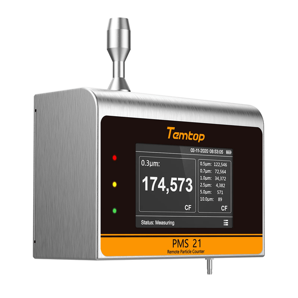 Temtop PMS 21 High Precision Remote Particle Counter